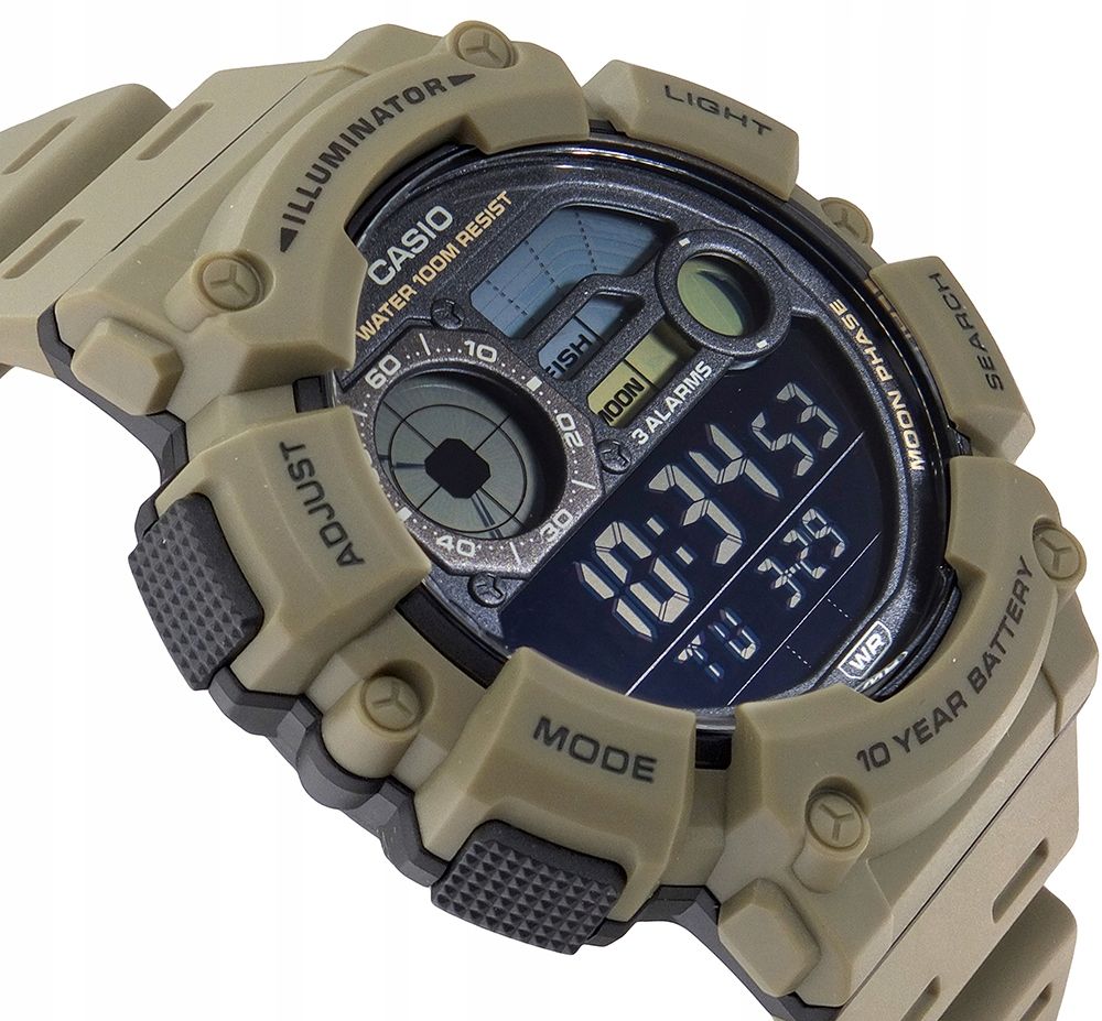 Reloj CASIO digital de hombre WS-1500H-5BVEF cronógrafo — Joyeria Pont