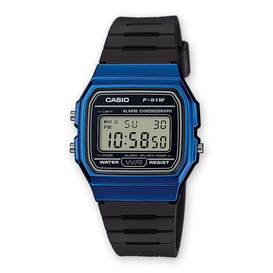 Reloj CASIO Retro vintage Unisex CASIO F-91WM-2AEF water resistant ...